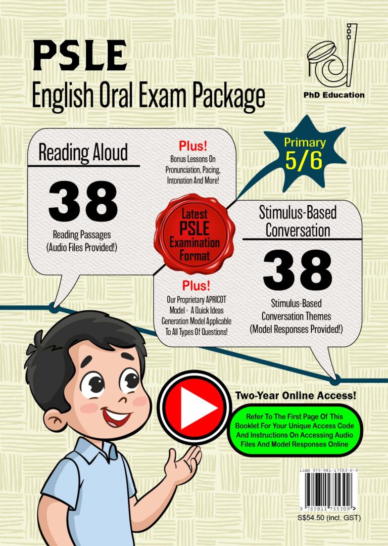 PSLE English Oral Exam Package (Access Code Exclusive) – www.psle ...